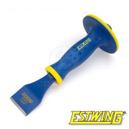 Estwing 4.5 cm wide rock chisel with grip guard