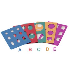 Aluminium Templates, set of 5